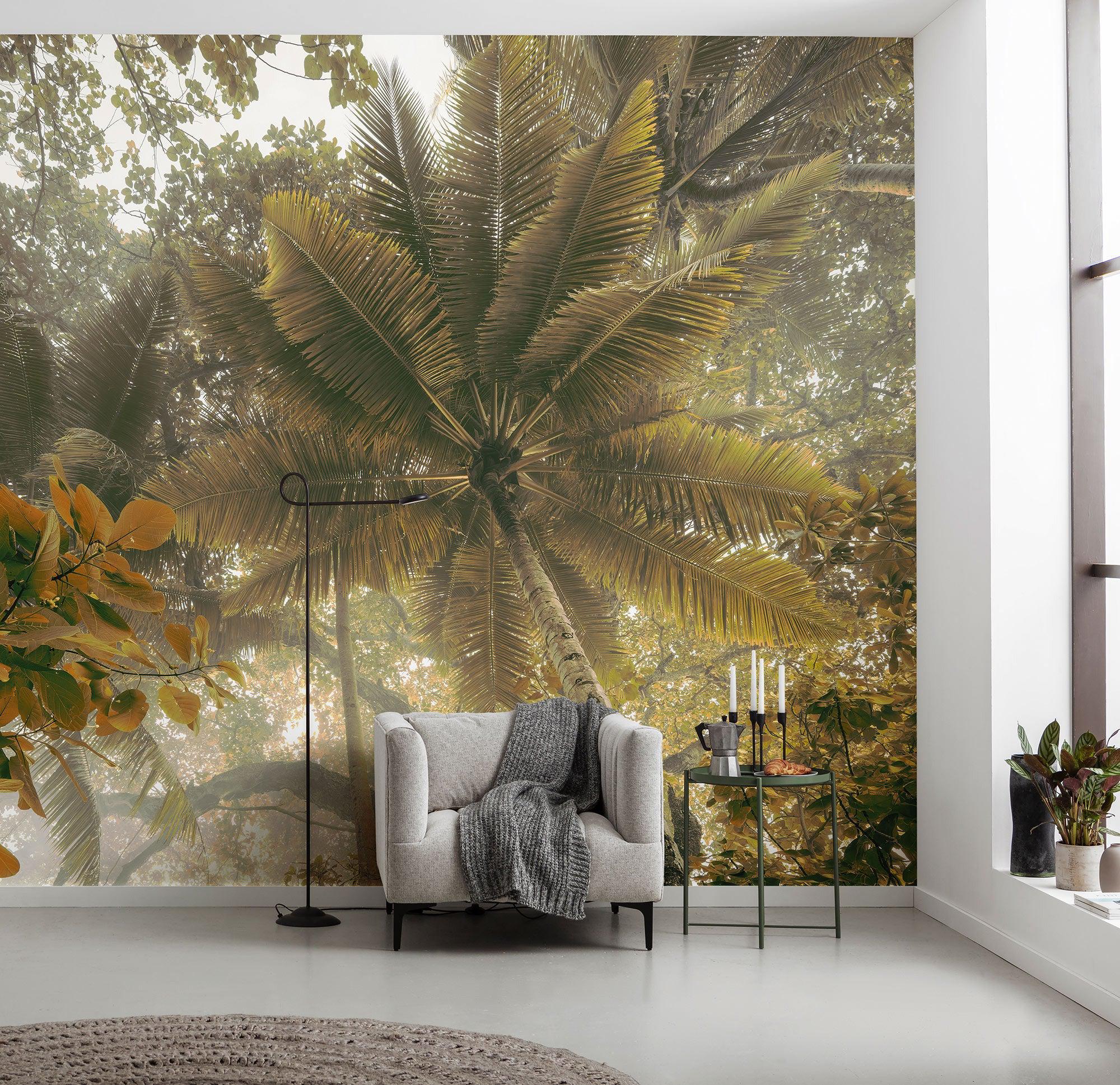 Palms Panorama Mural Wallpaper: Nature Wallpaper | Forest Homes