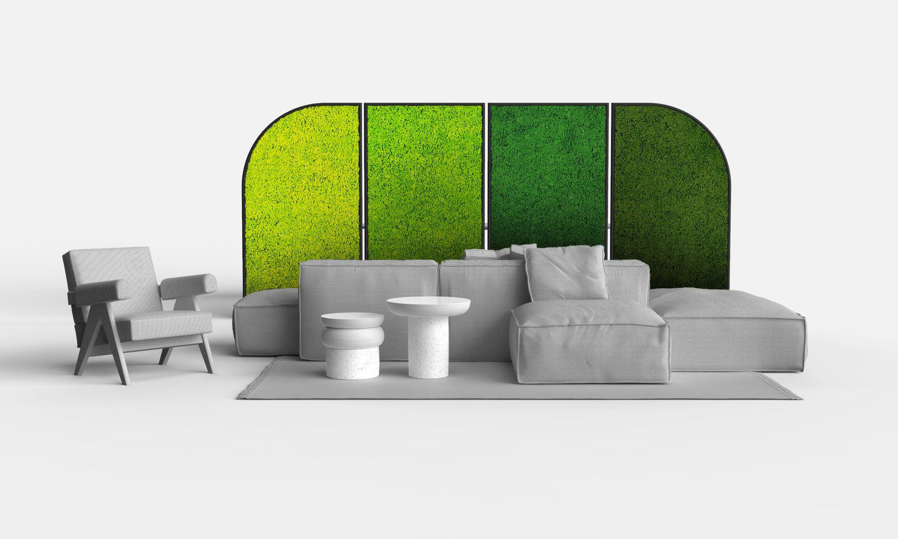 Modular Moss and Plant Room Divider – Forest Homes