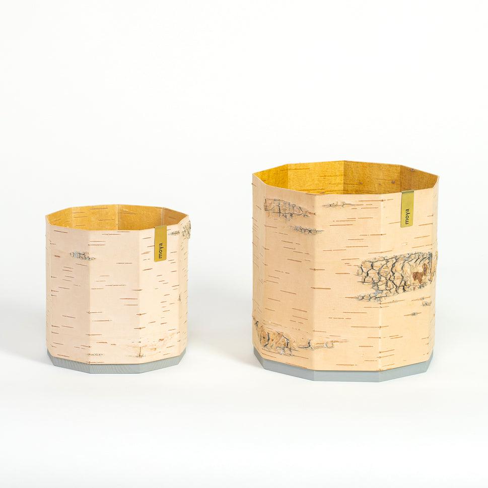 birch bark pot