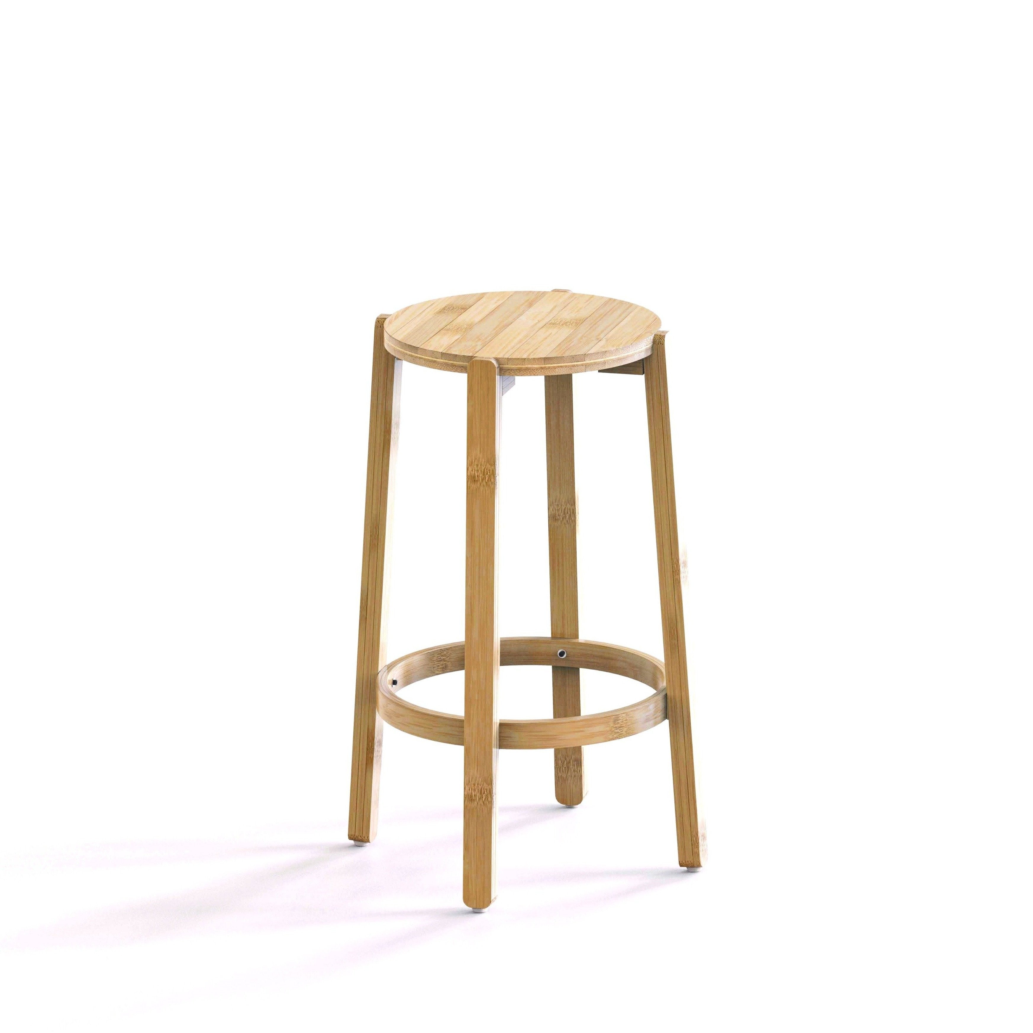 Baar Small Bamboo Stool | Forest Homes
