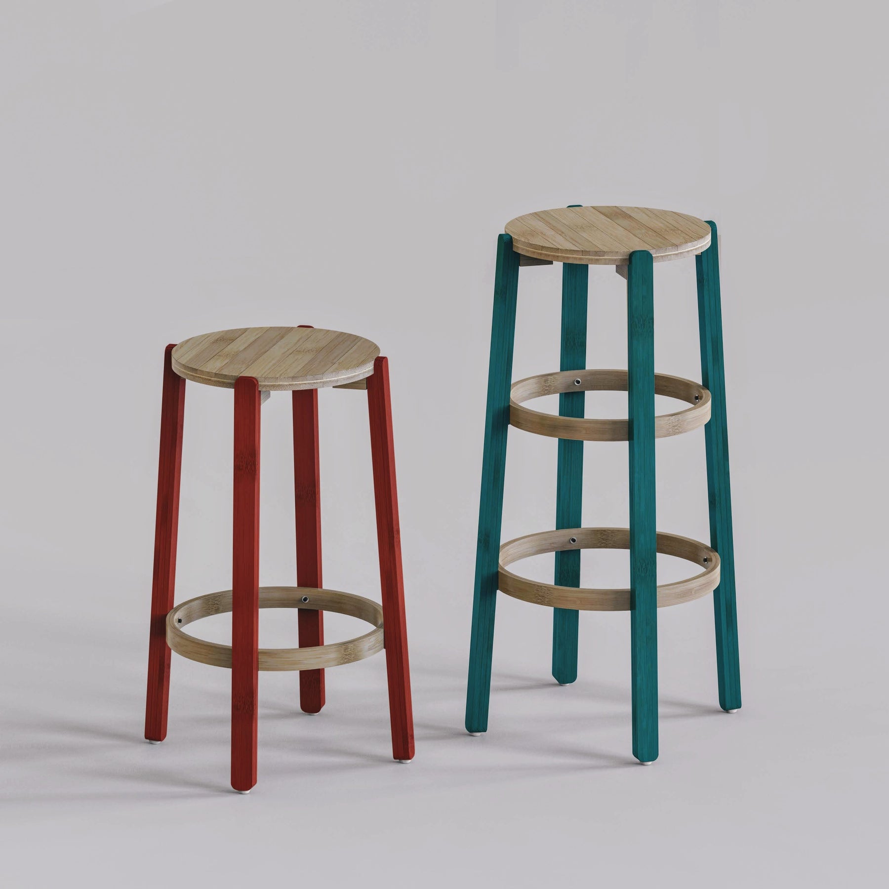 Baar Tall Bamboo Stool | Forest Homes