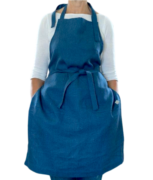 Ona Pure Linen Apron: Sustainable Aprons | Forest Homes